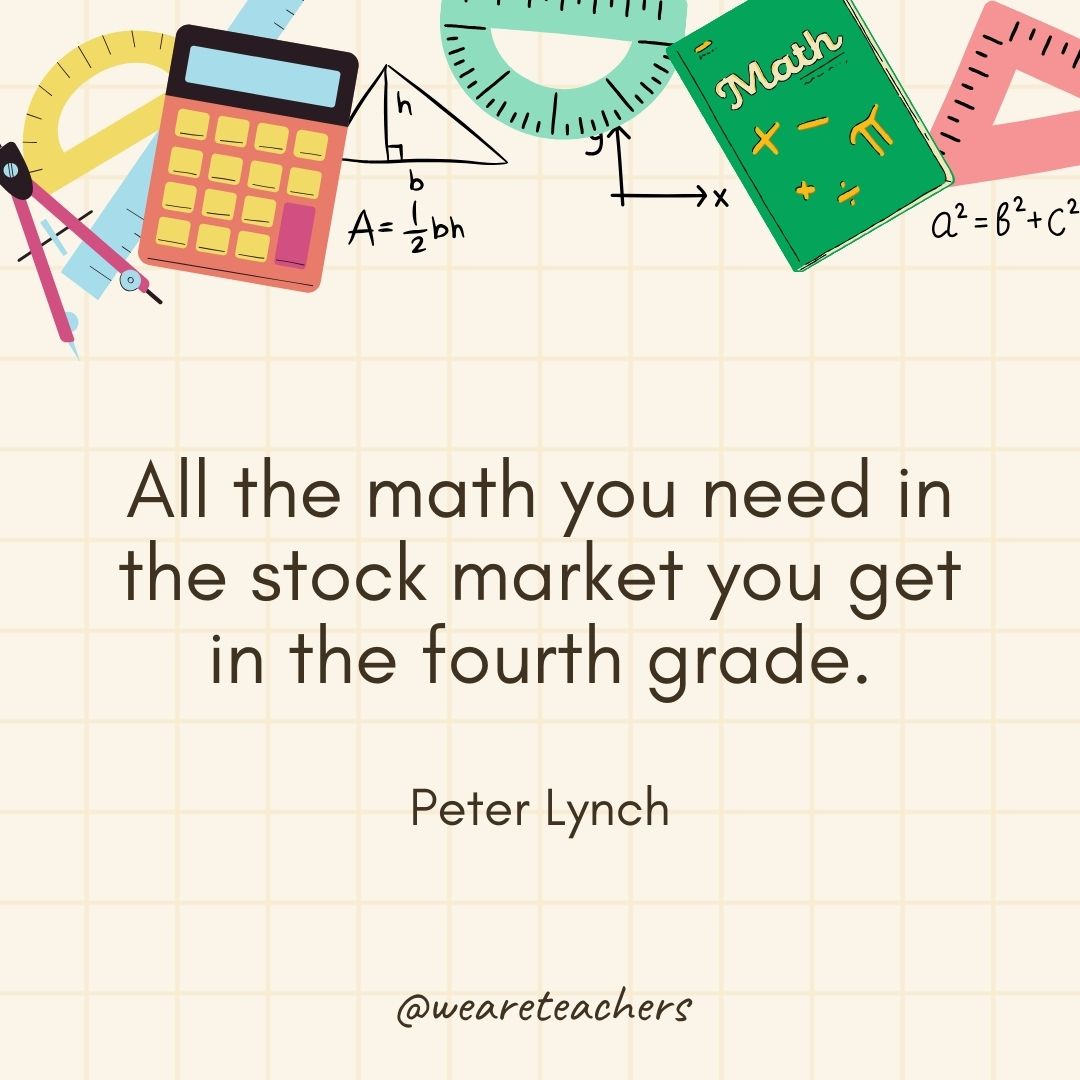 95 Math Quotes To Inspire a Love for Numbers