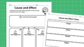 Cause and Effect Graphic Organizer Bundle (Free Printables)