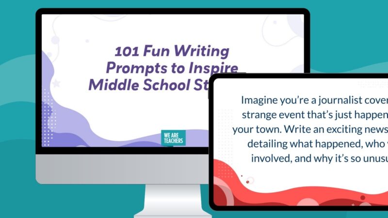101 Best Writing Prompts for Middle School Students