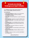How To Do an Underground Spirit Week at Your School