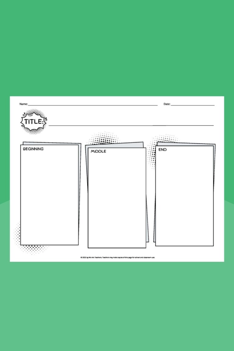 Free Printable Comic Strip Template Bundle