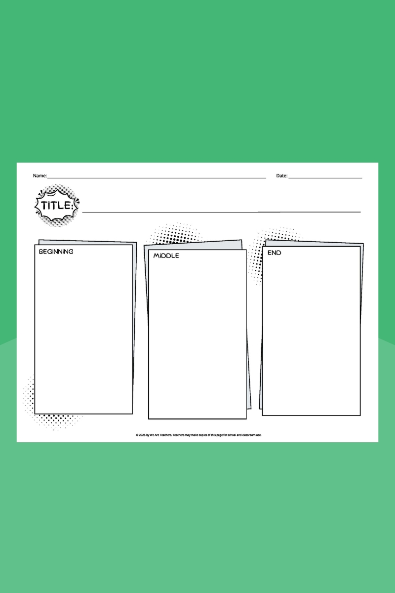Free Printable Comic Strip Template Bundle