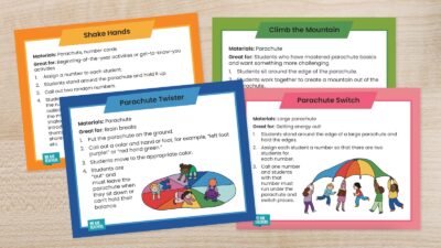 37 Parachute Games That Kids Will Really Grab Onto