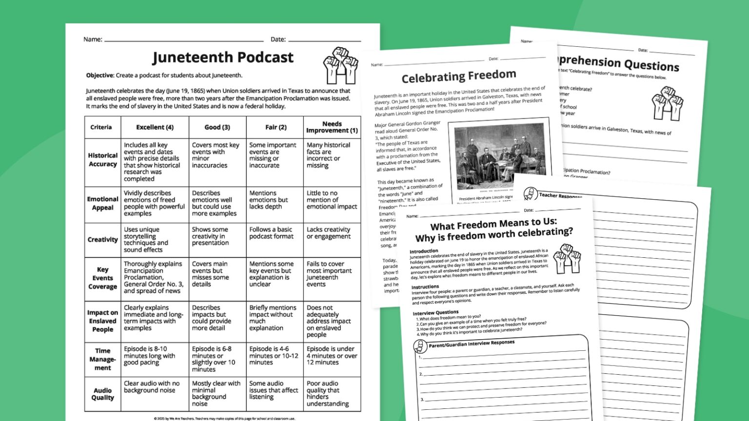 Grade Level - Grades 6-12 Page 1 - We Are Teachers