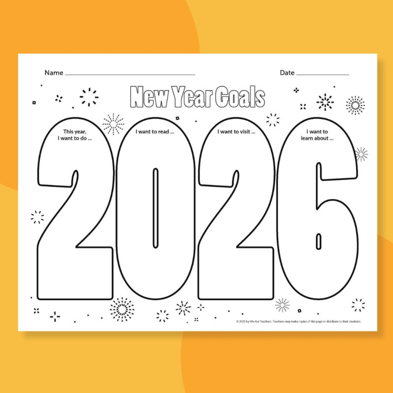 2026 New Year Goals Template: Free Goal Tracker