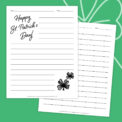 St. Patrick's Day Writing Paper