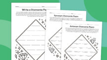 How To Write a Diamante Poem: Examples and Templates