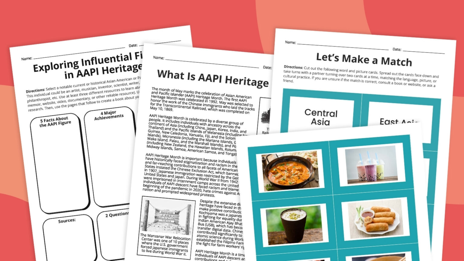 AAPI Heritage Month Worksheets (Free Printables) - June 2026
