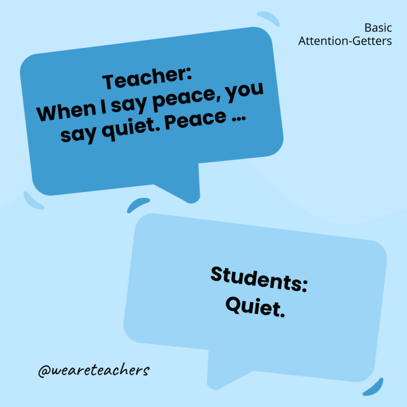 100 Attention-Getters for the Classroom: List and Free Posters - Honct.com