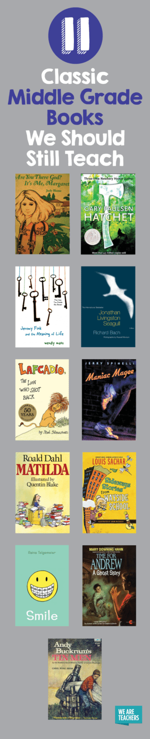 11 Classic Middle Grade Books We Should Still Teach - We Are Teachers