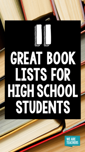 11 Great Book Lists for High School Students - WeAreTeachers
