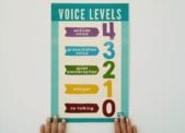 Free Printable Voice Levels Poster for a Quieter Classroom