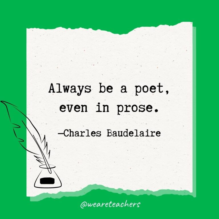 80+ Poetry Quotes You'll Love Sharing With Students