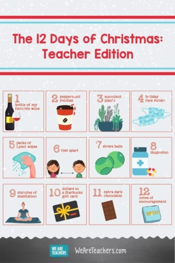 The 12 Days of Christmas: Teacher Edition - We Are Teachers
