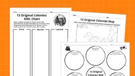 13 Original Colonies Map Bundle (Free Printable Worksheets)