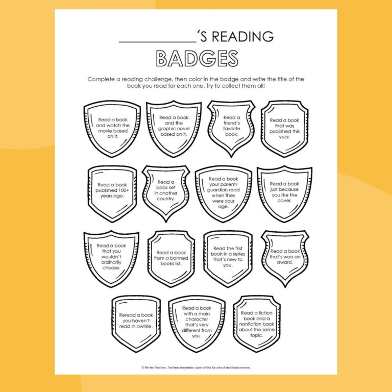 Free Printable Reading Activities & Worksheets