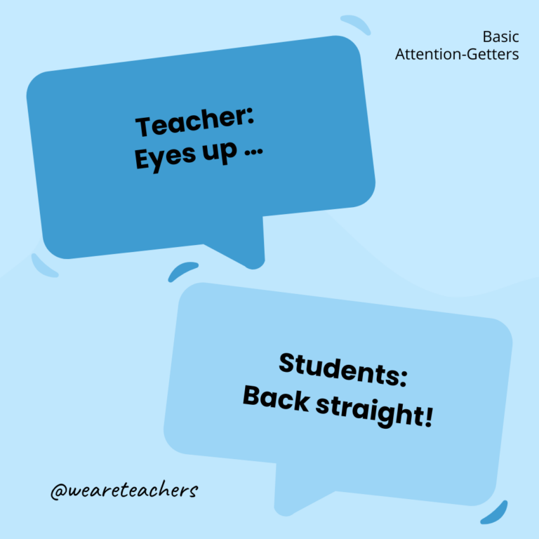 100 Attention-Getters for the Classroom: List and Free Posters - Honct.com