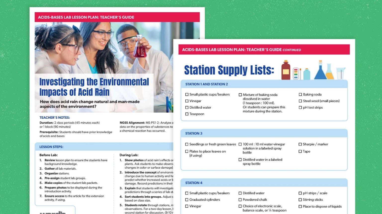 Free Acids and Bases Science Kit (Hands-On Experiment!)