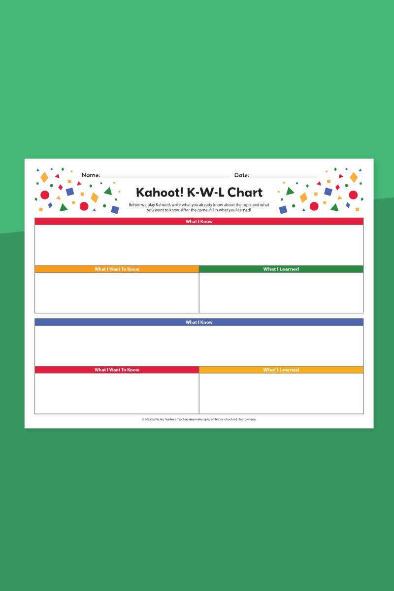 These Free Kahoot! Worksheets Boost Your Class Review Game