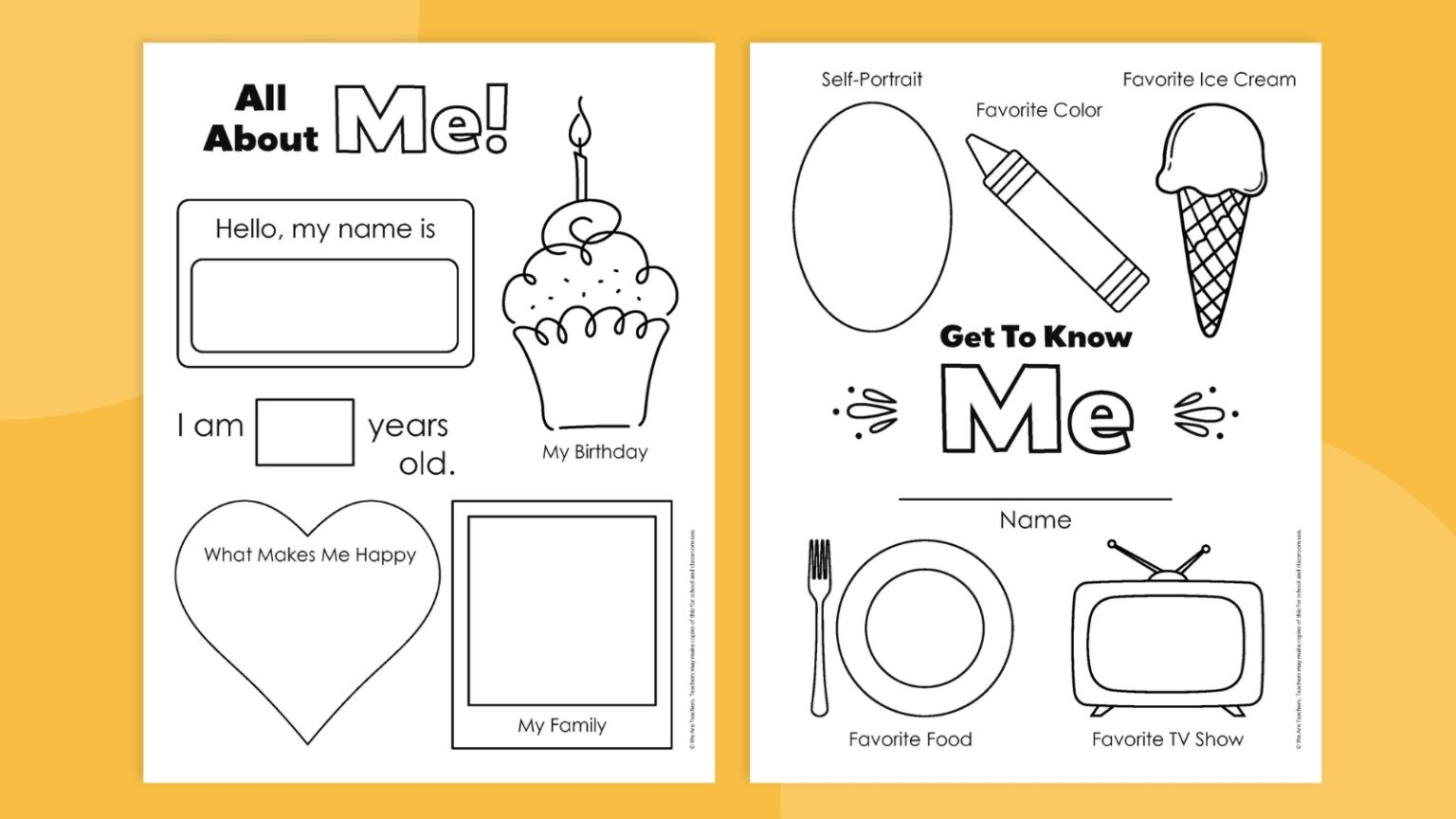 Fun First-Day-of-School Worksheets (Free Printables)