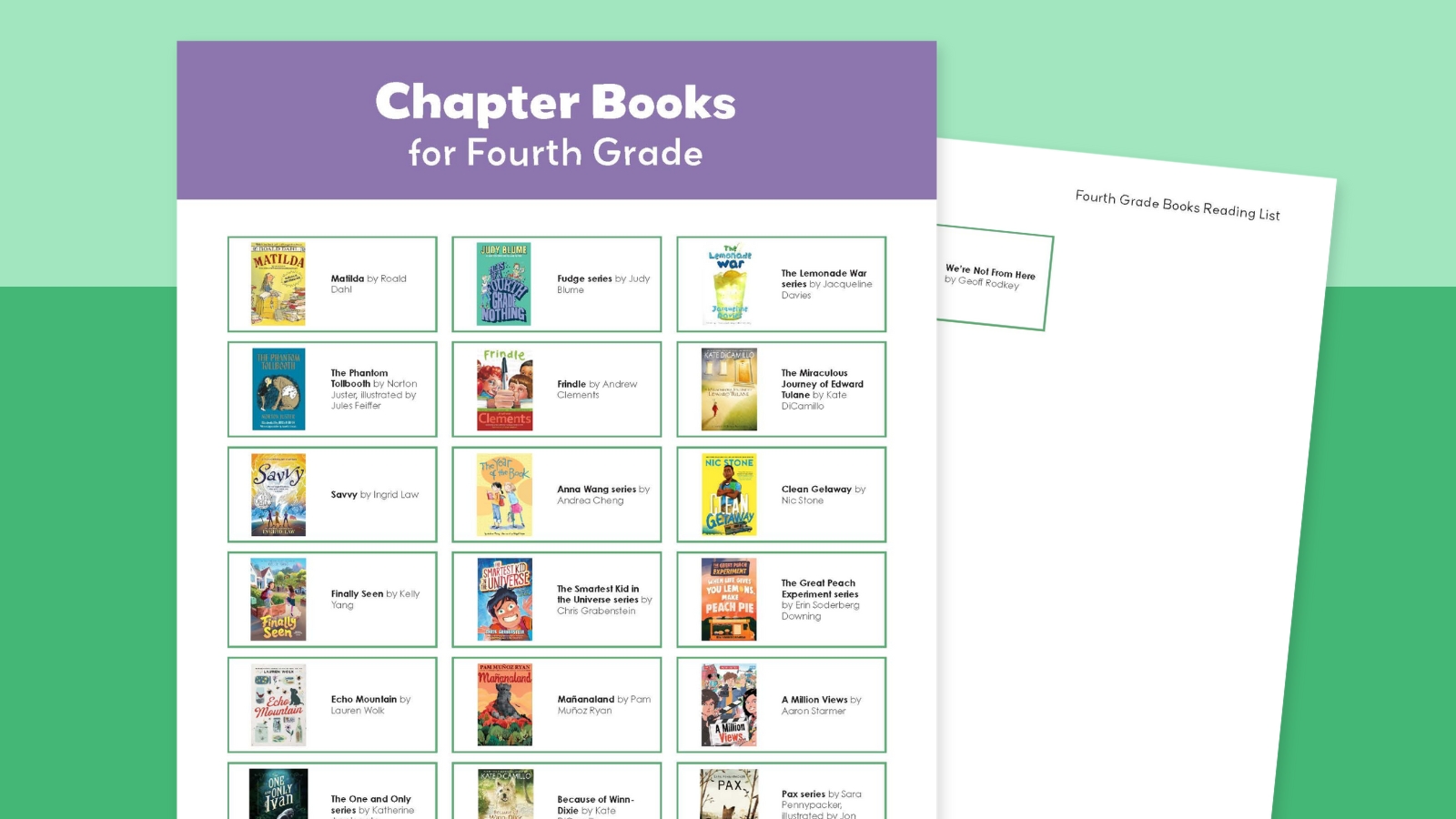 23 Chapter Books for 4th Graders, Recommended by Teachers