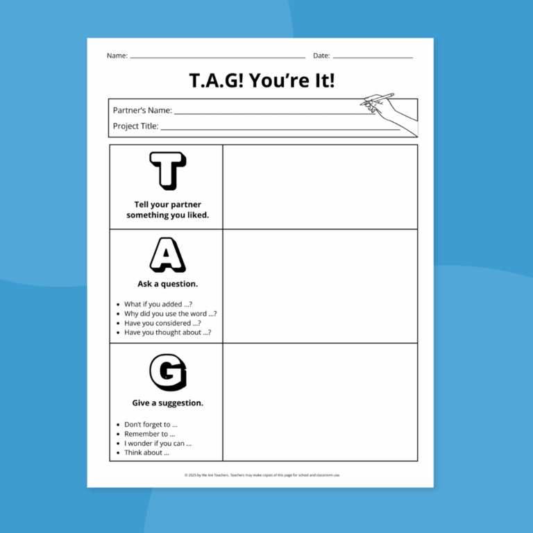 Peer-Editing Checklists Downloadable