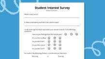 Student Interest Surveys: Free Download