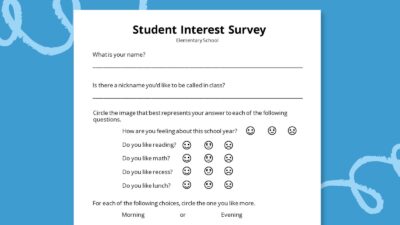 Student Interest Surveys: Free Download