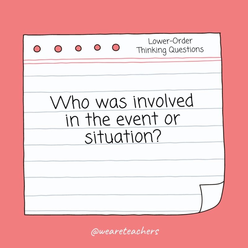 70 Higher-Order Thinking Questions and Stems + Free Printable