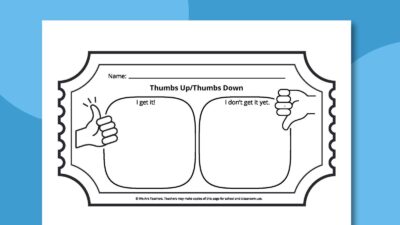 Free Printable Exit Ticket Template Bundle (8 Fun Options)