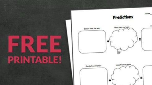 Free Printable: Predictions and Inferences - We Are Teachers