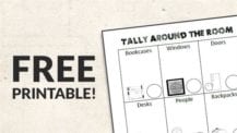 Free Printable: Tally Around the Room - We Are Teachers