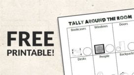 Free Printable: Tally Around the Room - We Are Teachers