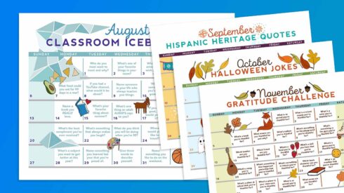 Free Printable 2024-2025 Teacher Calendar