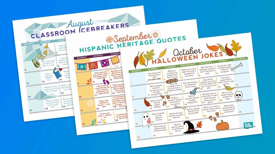 Free Printable 2024-2025 Teacher Calendar