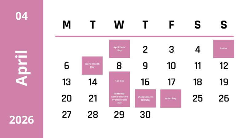 2026-2027 School Holidays and Special Days To Celebrate