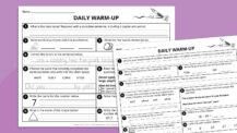 2nd Grade Morning Work Bundle: Free Download