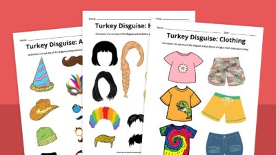 Free Printable Turkey Disguise Template Thanksgiving Activity