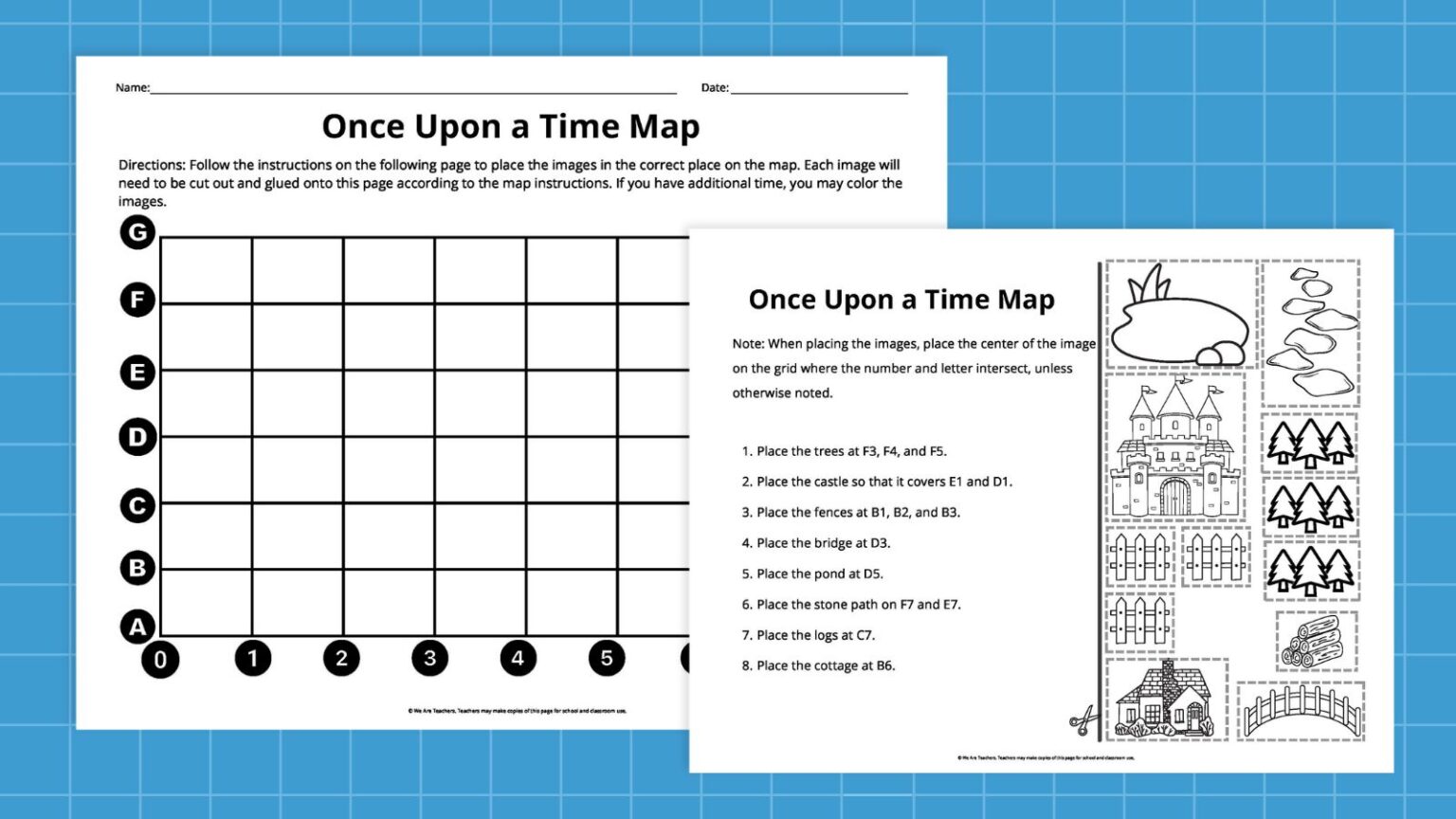 Map Skills Worksheets (Free Printable Bundle)