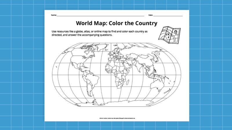 Free Printable World Map Bundle