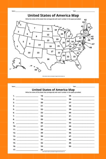 Free Printable Maps of the United States Bundle