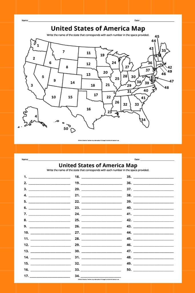 Free Printable Maps of the United States Bundle