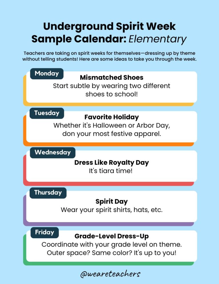How To Do an Underground Spirit Week at Your School