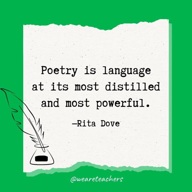 80+ Poetry Quotes You'll Love Sharing With Students