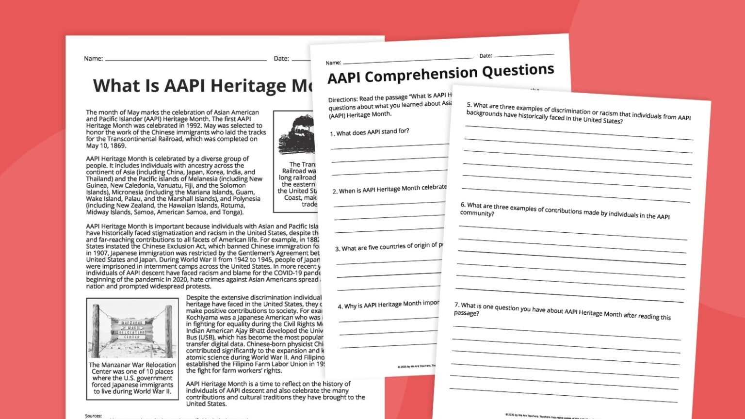 AAPI Heritage Month Activities for Students of All Ages