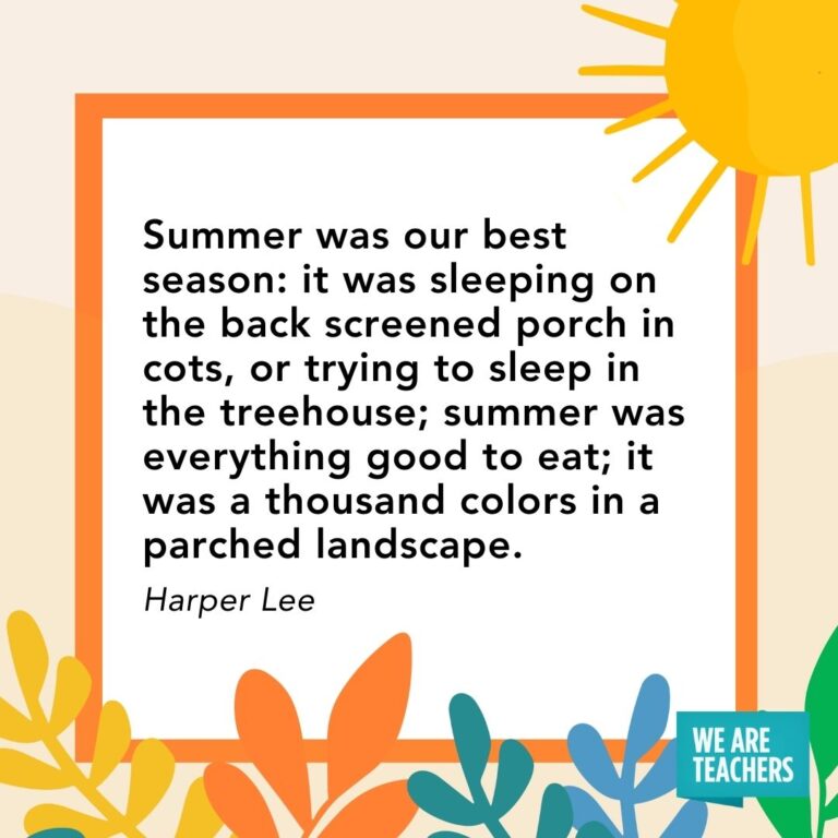86 Summer Quotes To Perfectly Describe This Special Season