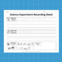 Free Printable Science Experiment Recording Worksheet
