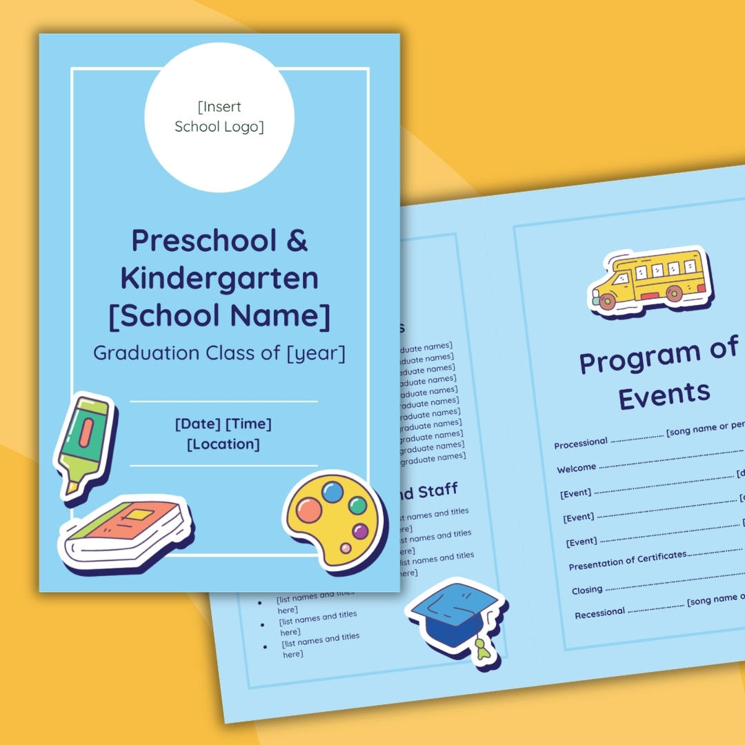 Free Editable Graduation Program Templates for All Grades