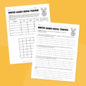 Winter Sports Worksheets (Free Printable Bundle)