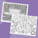 Inspirational Coloring Pages (Free Bundle)